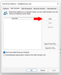 How To Add A Safe Sender To The Safe Sender List In Outlook Desktop Application - isoc.net