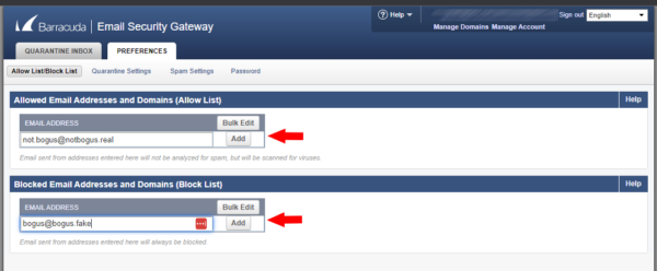 How To Add Emails/Domains To Your Allowed/Blocked List - isoc.net