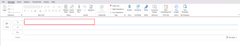 Composing an Email with Outlook Desktop Application - isoc.net