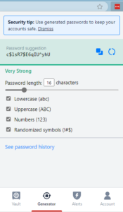 Using the Password Generator in LastPass - isoc.net