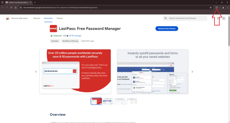 Downloading The LastPass Extension for your Browser - isoc.net